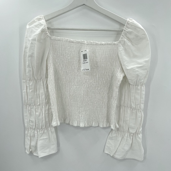 Moon River | Tops | Nwt Moon River Long Sleeve Top Peasant Blouse ...